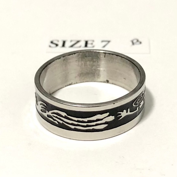 Jewelry | Ring With Tribal Design Size 7 | Poshmark
